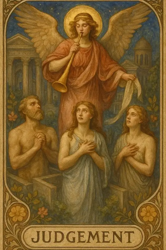 Страшният съд В Таро - Значение